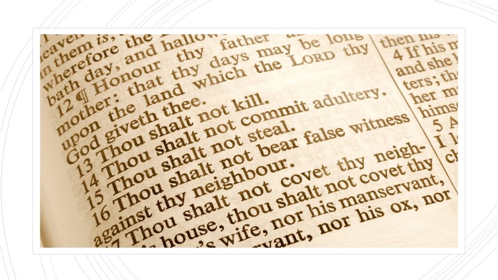 The Ten Commandments – Whitehouse Church of Christ